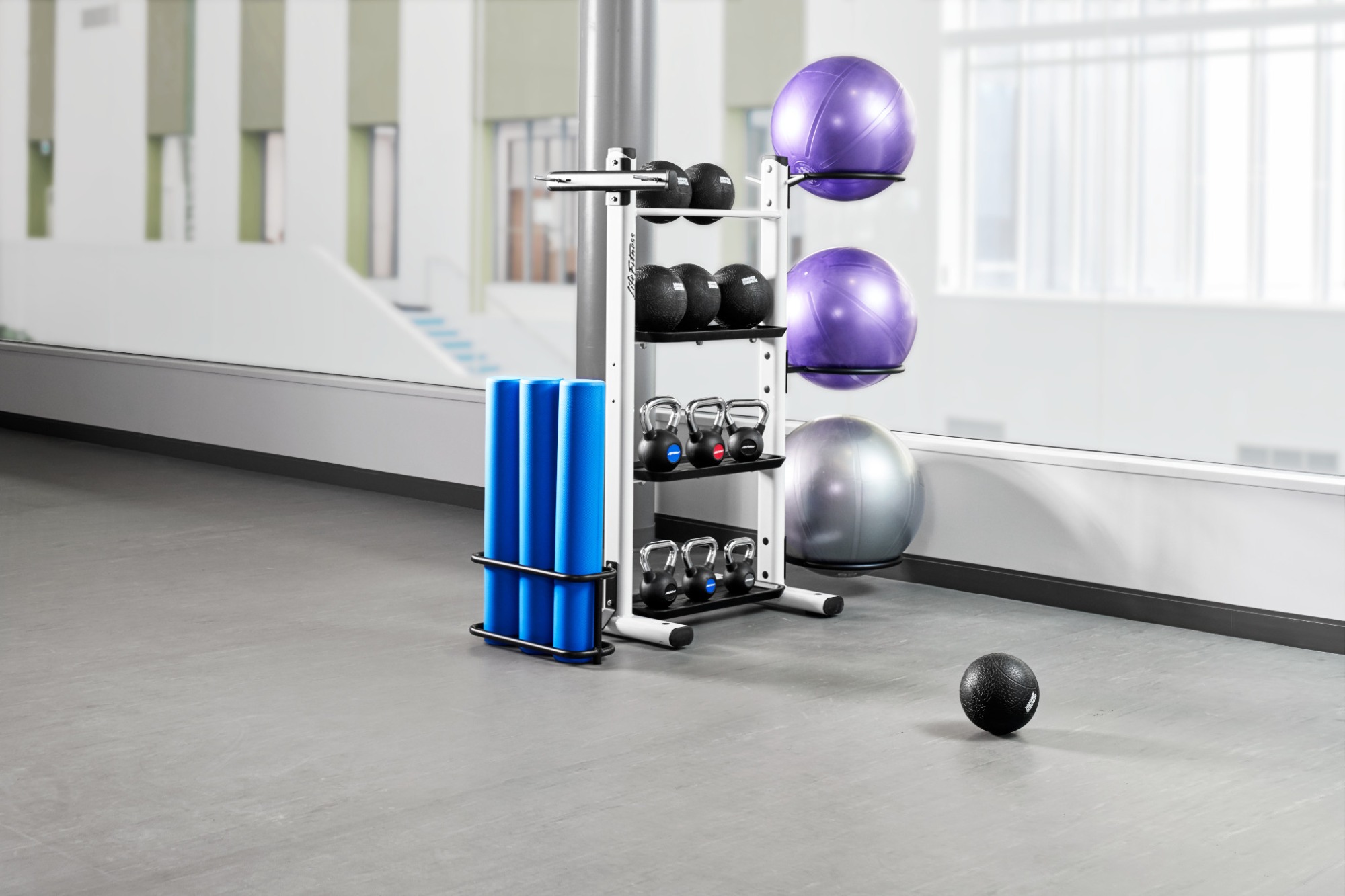 B&R Accessory Storage Rack | Life Fitness